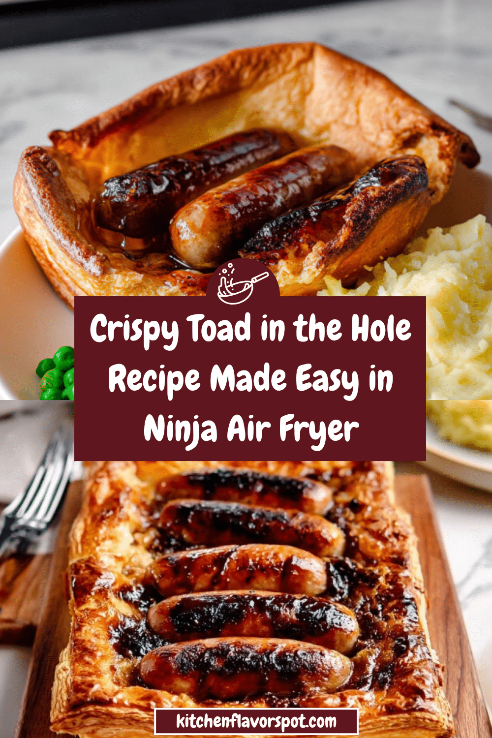 Toad in the Hole in the Ninja Dual Air Fryer: Crispy & Quick