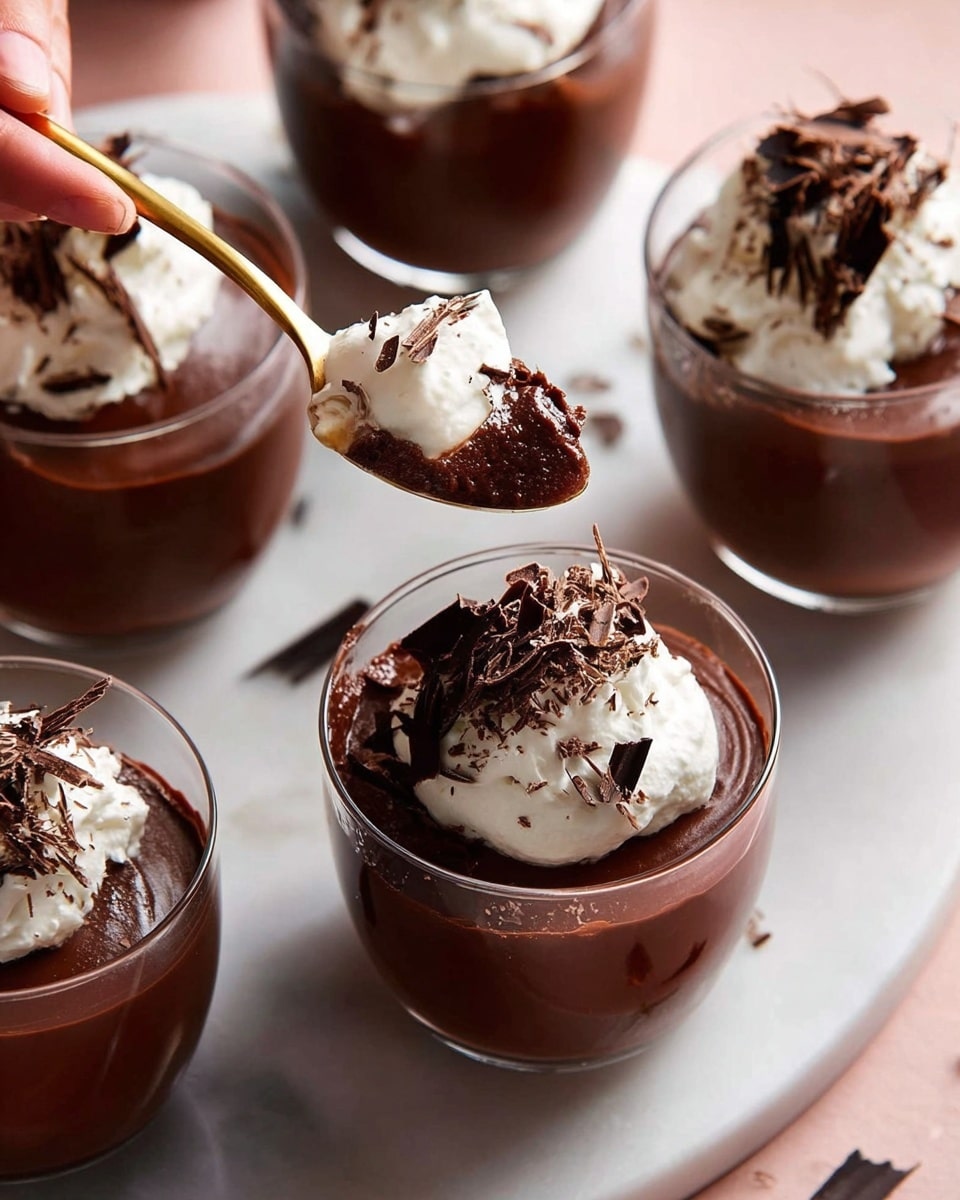 Chocolate Pudding Pots - Rich and Silky Chocolate Delight