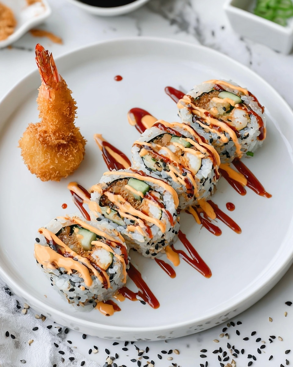 Dynamite Roll Recipe: Flavorful Homemade Sushi with Tempura Shrimp